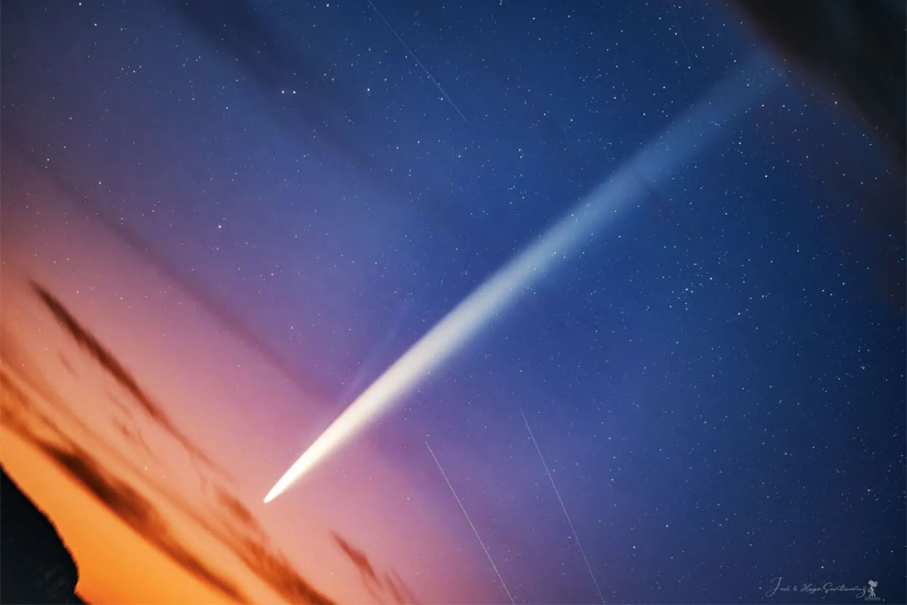 NASA destaca fotografía del “cometa del siglo” captada por astrónomos ...