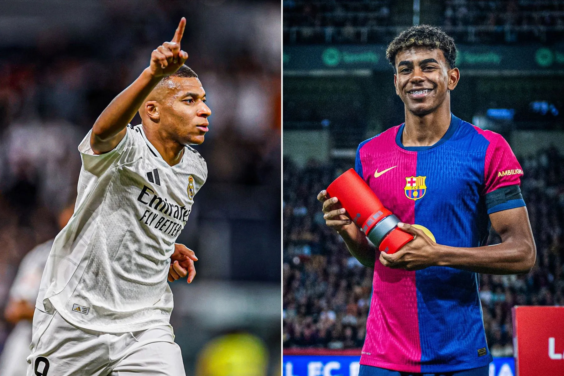 Real Madrid contra Barcelona: el primer clásico de la era Mbappé-Yamal ¿A qué hora juegan?